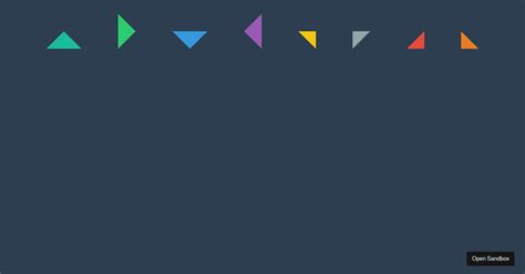 Sass Css Triangles Codesandbox