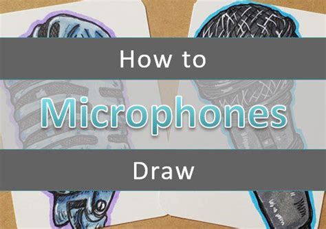 How To Draw A Microphone Art By Ro