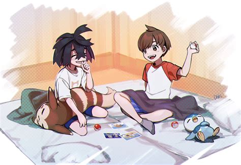 Piplup Kieran Florian And Furret Pokemon And More Drawn By Ieiieiiei Danbooru