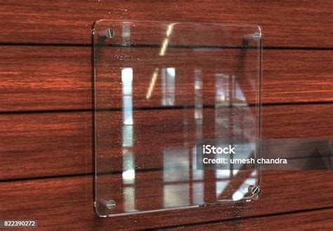 빈 투명 유리 인테리어 사무실 기업 간판 접시 이랑 3d 렌더링 사무실 이름 플레이트 벽에까지 조롱입니다 간판 패널가 게 문 서식 파일입니다 브랜드에 대 한 명확한 인쇄