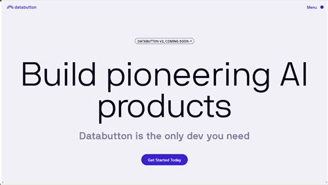 Databutton Innovating Ai App Development With Ease