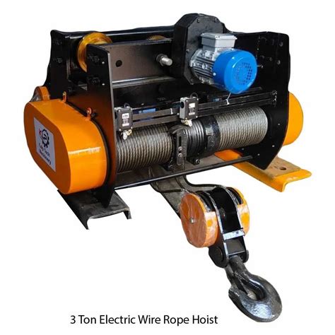3 Ton Electric Wire Rope Hoist 415 V Price And Specifications Kalp