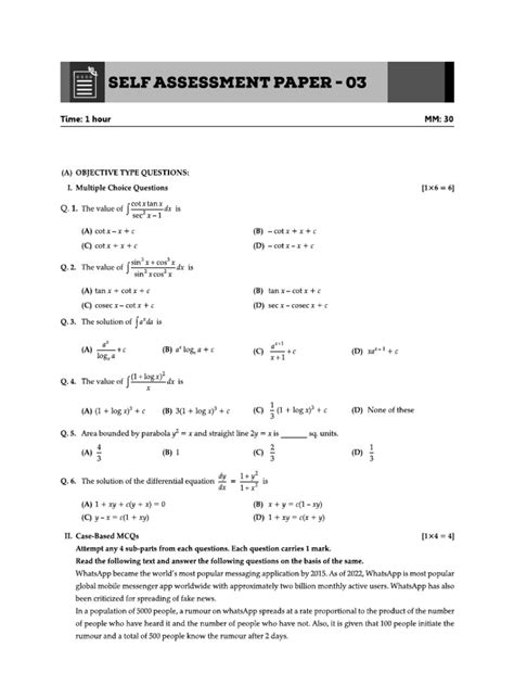 Calculus Test Pdf
