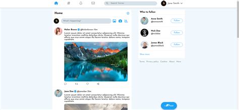 Github Samuelfanawopotwitterclone Created A Fully Responsive Twitter Clone Html Css