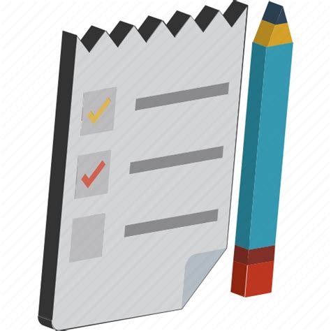 Checklist List Memo Pen Shopping List Icon Download On Iconfinder