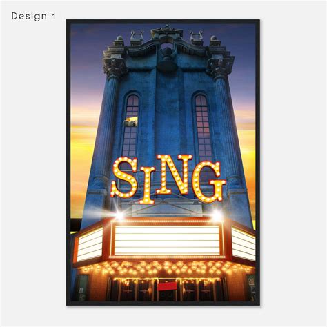 Sing 2016 Movie Poster Print Citiesbox