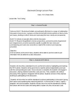 Text Coding By Emily Keating Teachers Pay Teachers