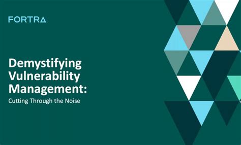 Demystifying Vulnerability Management Cutting Through The Noise