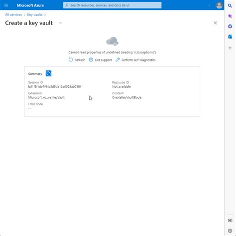 Cant Create Azure Key Vault Secrect Microsoft Qanda