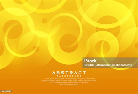 추상 밝은 노란색 그라데이션 기하학적 모양 배경 현대 심플 서클 패턴 창조적 인 디자인 미니멀 한 스타일 밝은 화려한 겹치는