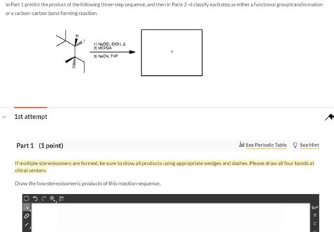 Solved In Part 1 Predict The Product Of The Following