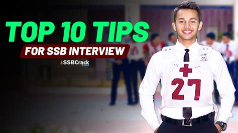 Top 10 Tips For Ssb Interview Youtube