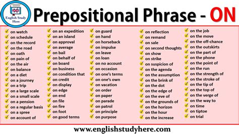 Prepositional Phrase