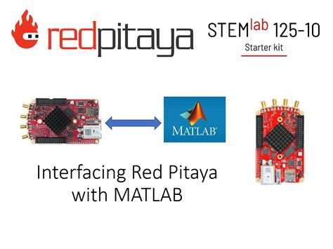 interfacing red pitaya with matlab