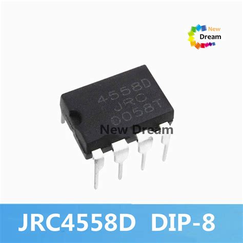 50pcs Jrc4558d Dip 8 Jrc4558 Njm4558d 4558 4558d Jrc4558 Njm4558 Dip8 Dual Op Amp Amplifier Ic