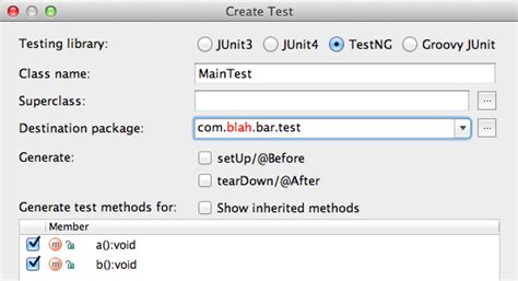 Unit Testing How To Create Test Stub For A New Method Using Idea