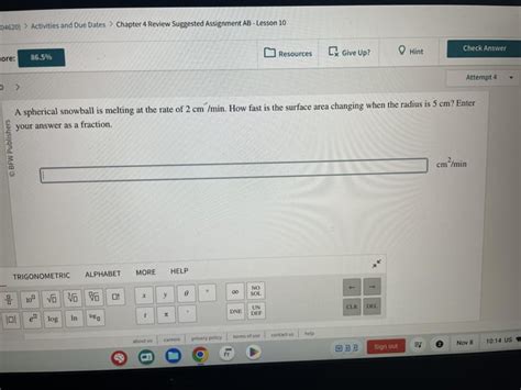 [ap Calc Ab] I Dont Know Whats Wrong With My Answer R Homeworkhelp