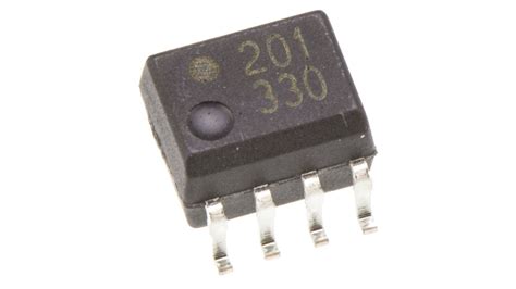 Broadcom Hcpl 0201 000e Dc Input Logic Gate Output Optocoupler Through Hole 8 Pin Soic Rs