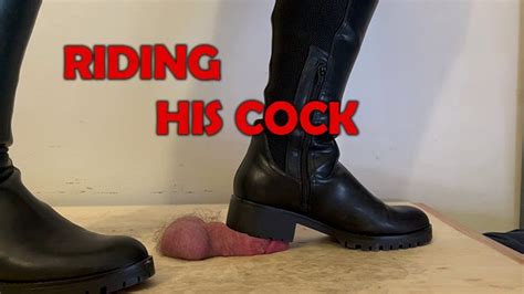 Riding Boots Cock Trample Bootjob And Crush With Tamystarly Cbt Ballbusting