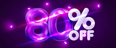 80 할인 크리에이티브 컴포지션 장식 개체와 3d 메가 판매 기호 판매 배너 및 포스터 3차원 형태에 대한 스톡 벡터 아트 및 기타 이미지 Istock