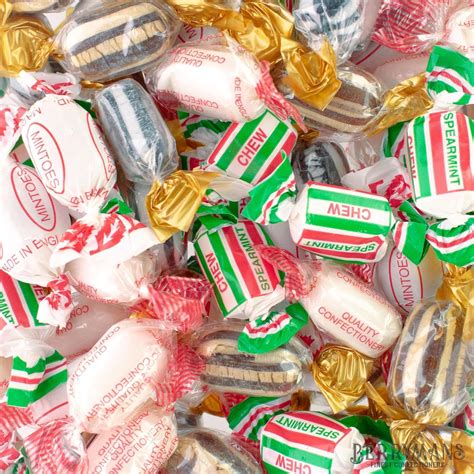 Assorted Mints Wrapped Mint Sweets Selection 1 Kilo Bulk Bag 1kg Assorted Sweet Pick And