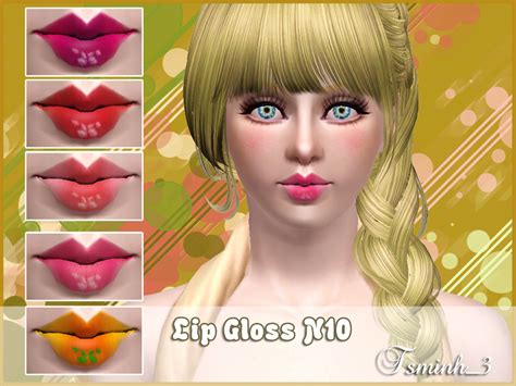 The Sims Resource Lip Gloss N10 Set