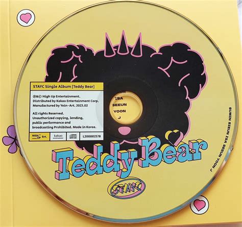 อัลบั้ม Stayc Teddy Bear Album เวอร์ Digipack Booklet เซอึน แกะแล้ว ไม่มีการ์ด พร้อมส่ง Cd