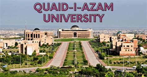 Quaid I Azam University Qau Rankings Fees And Admissions