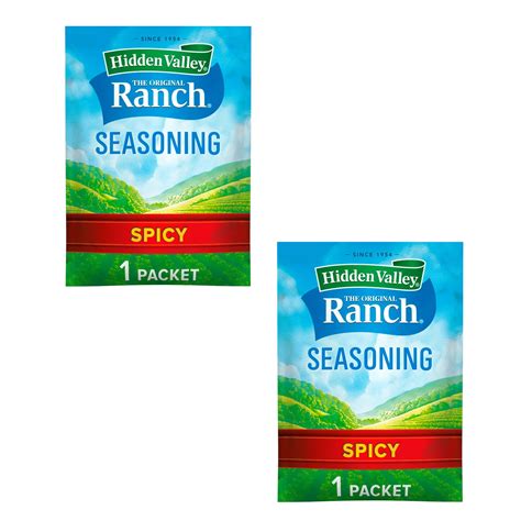 2 Pack Hidden Valley Spicy Ranch Salad Dressing And Seasoning Mix
