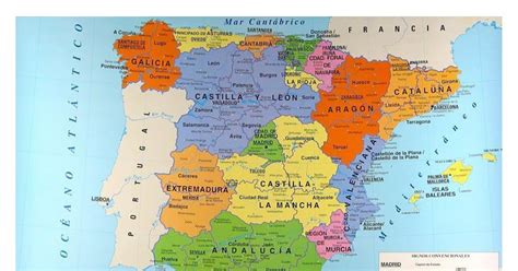 El Sexto De Clara Mapa Comunidades AutÓnomas EspaÑa