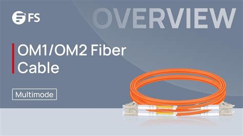 Om1 Om2 Multimode Fiber Cable Fs Youtube