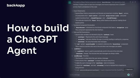 Back4app On Linkedin How To Build A Chatgpt Agent A Tutorial With