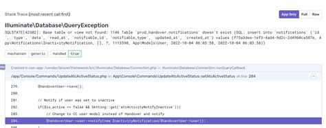 Inactive Notifications Trying To Send As Handover User · Issue 455