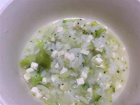 브로콜리 두부 양배추 죽