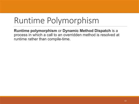 Polymorphism In Opp Java Method Overloadpptx