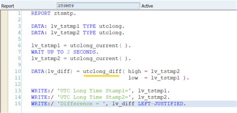 Abap Timestamp Functions Sapcodes