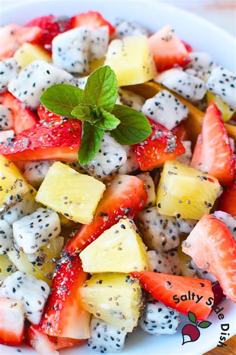 Dragon Fruit Salad Easy Summer Fruit Salad