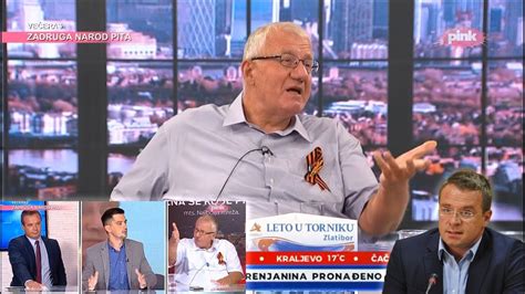 Војислав Шешељ Чедомир Стојковић је шалабајзер чекао сам га после емисије није смео да изађе