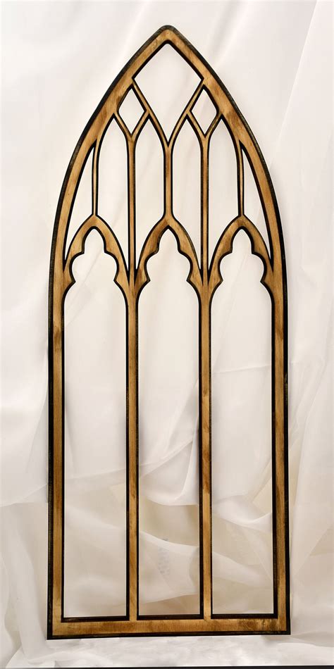 Cathedral Windows Church Windows Vintage Look Wood Window Frames