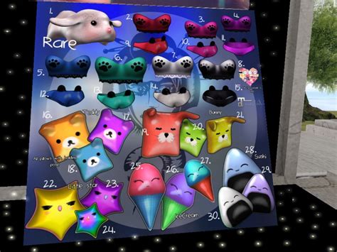 Second Life Marketplace 29 Yokai Sweet Dreams Sushi [violet]