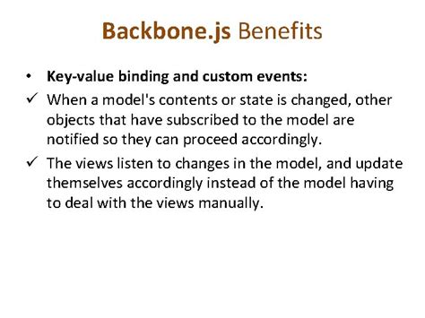 Intro To Backbone Js In The Beginning Web