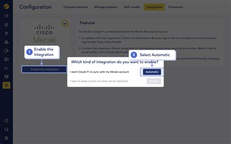 How To Enable Cloudi Fi With Cisco Meraki MX MR API Cloudi Fi Knowledge Base