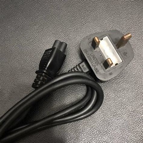 Iec C Pin Uk Plug Clover Leaf Mickey Mouse Mains Power Cord Sg Safety Mark M Tv
