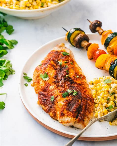 Grilled Red Snapper Fillet Grilled Red Snapper Recipe Served With A