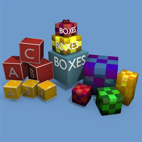 Box Set Free 3d Models Download Free3d
