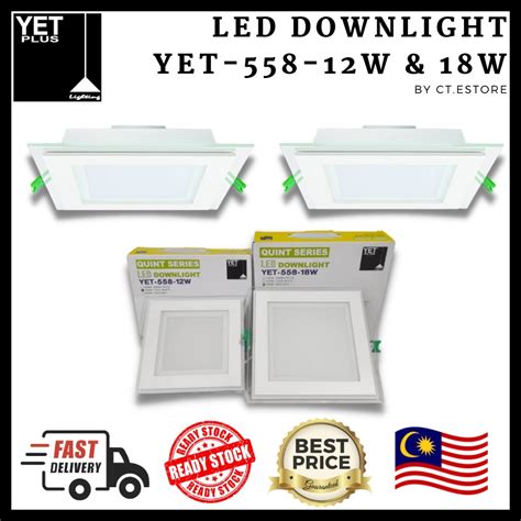 Yetplus Quint Series Led Downlight Model Yet 558 12w And Yet 558 18w