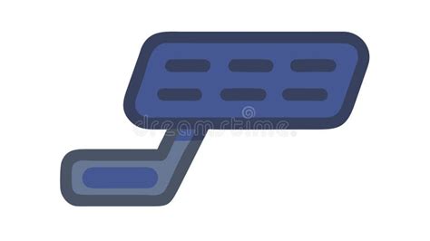 Stepped Platform Icon Stairs Progress Levels Flat Style Vector