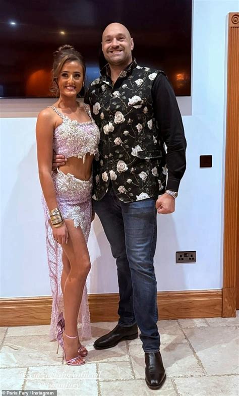 Newly Engaged Venezuela Fury Poses With Proud Dad Tyson At Her 16th