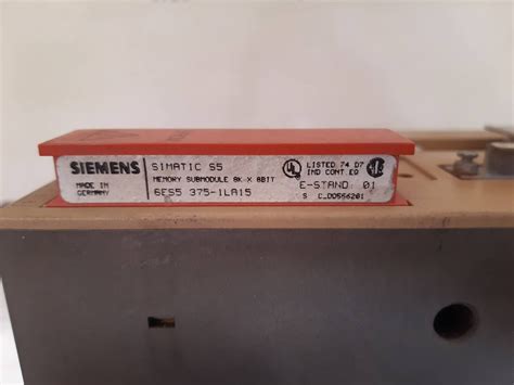 SIEMENS SIMATIC S U CPU CENTRAL PROCESSOR UNIT ES MA Aeliya Marine