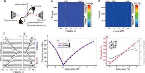 Microscopic Responses Revealed By In Situ Neutron Diffraction A In Situ